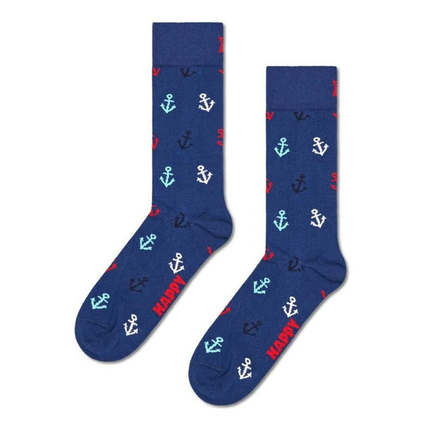 Happy Socks Dames & Heren Fantasie Sokken Anchor Sock P001162 - Jambelles